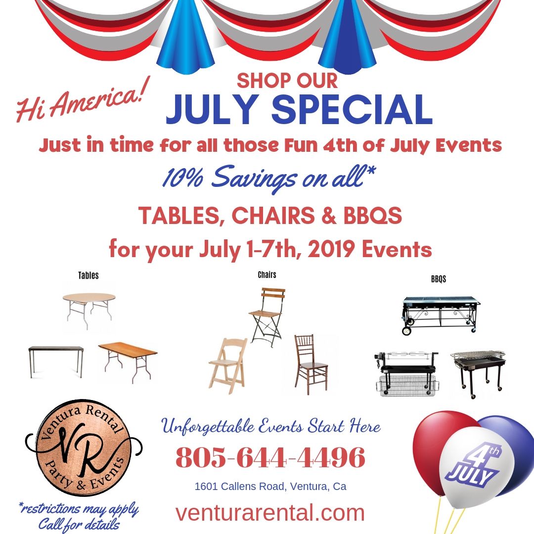July Special - Ventura Rental